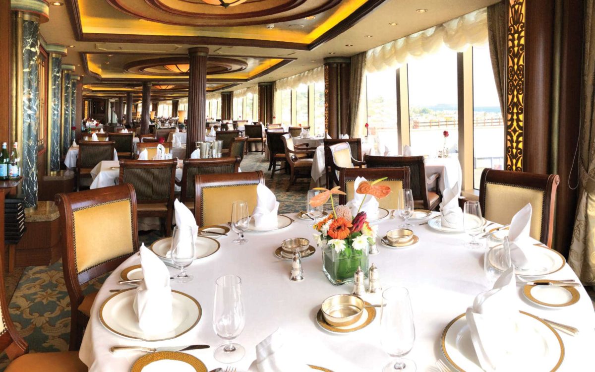 Queen Elizabeth Queen's Grill Restaurant - The Luxury Cruise Review