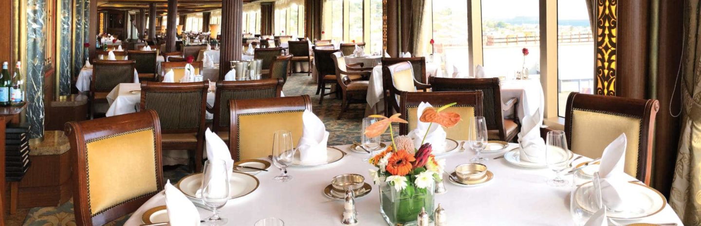 Queen Elizabeth Queen's Grill Restaurant - The Luxury Cruise Review