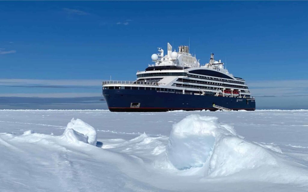 French first: Le Commandant Charcot at North Pole - The Luxury Cruise ...