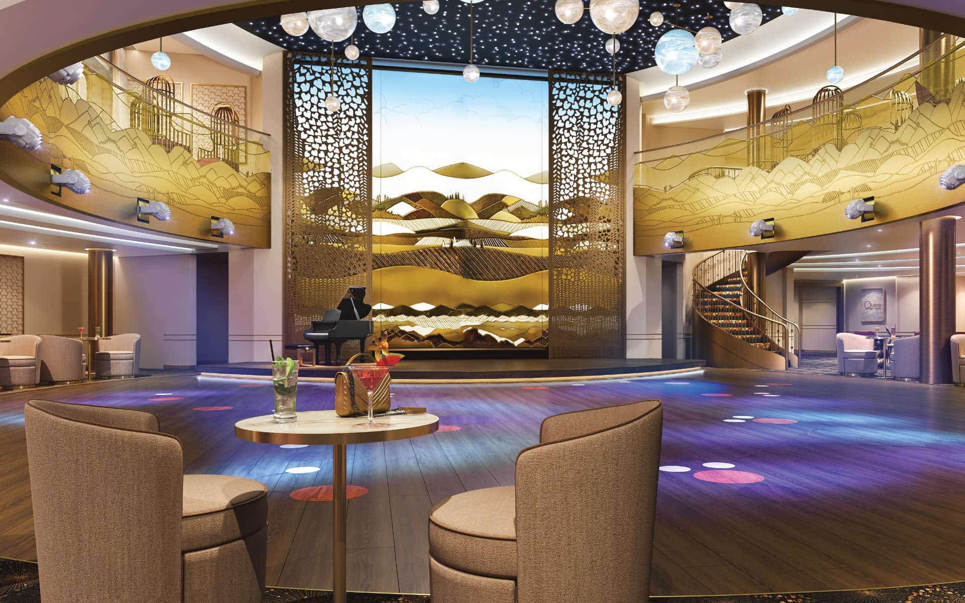 First look at new Queens Grill on Queen Anne - The Luxury Cruise Review