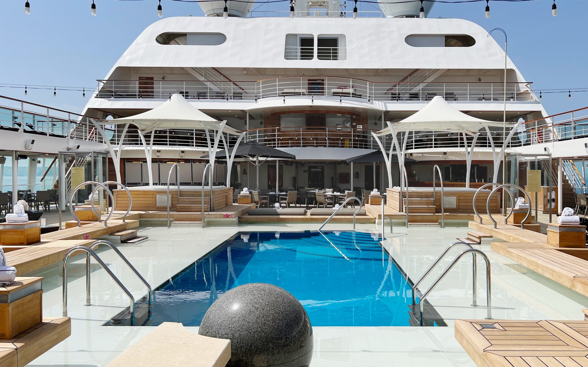 Seabourn Quest pool and wellness options - The Luxury Cruise Review