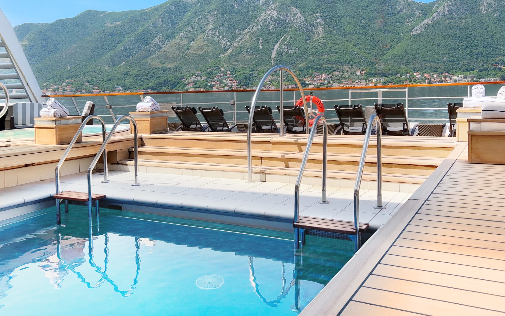 Seabourn Quest pool and wellness options - The Luxury Cruise Review