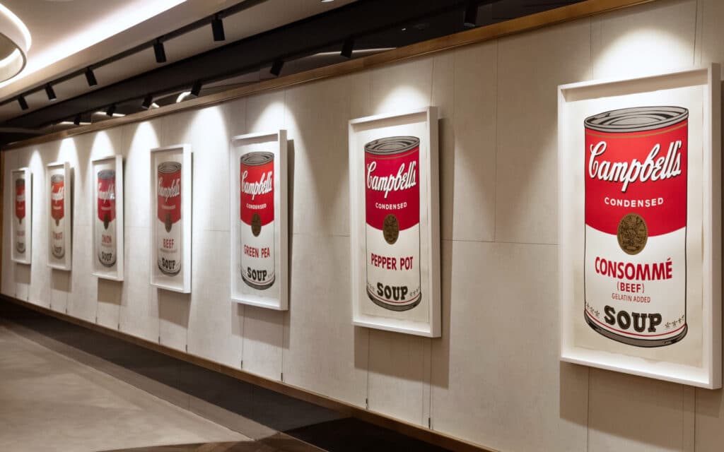 Warhol original in new Explora I art collection - The Luxury Cruise Review